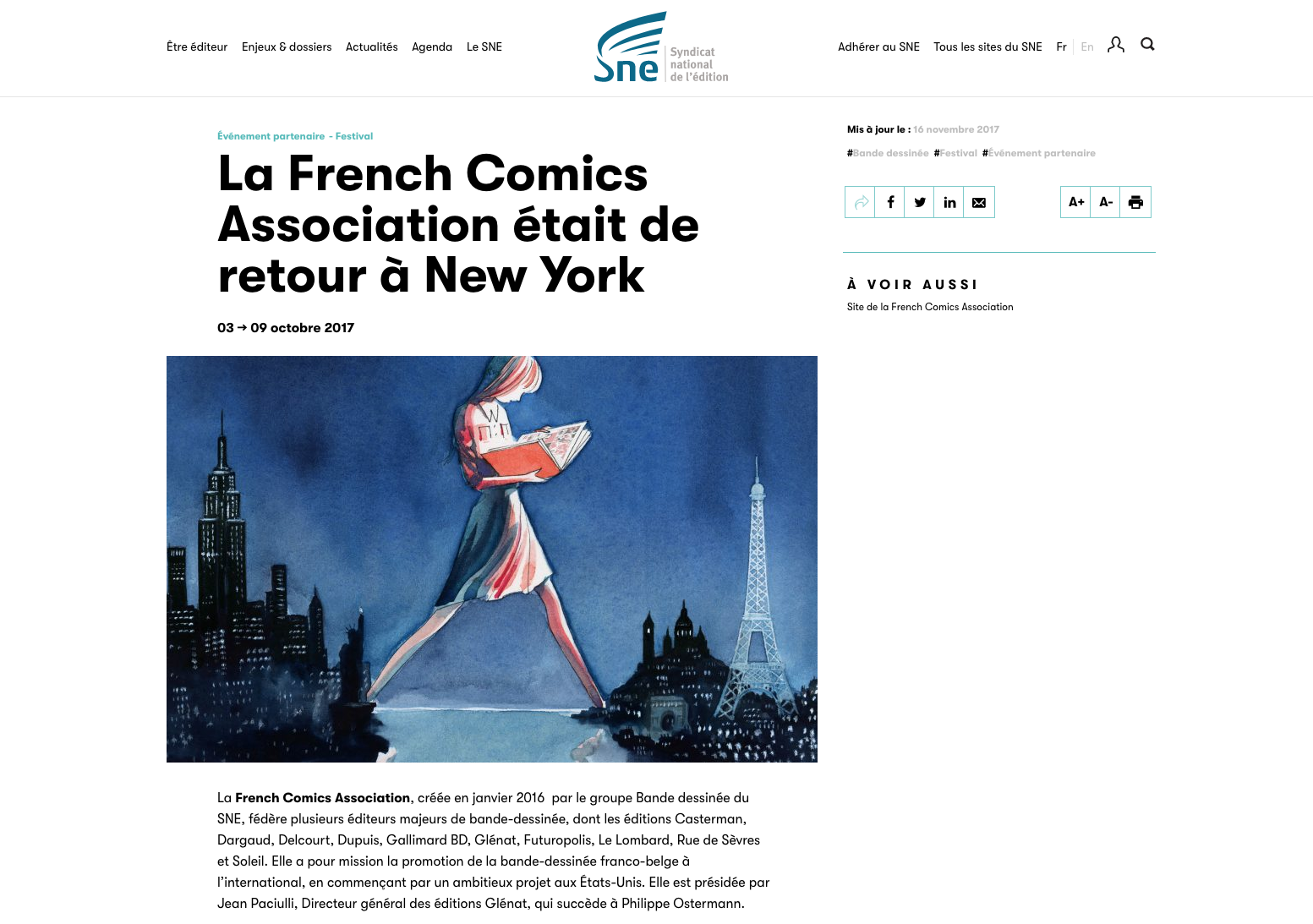 Un nouveau site web pour le SNE - Livres Hebdo
