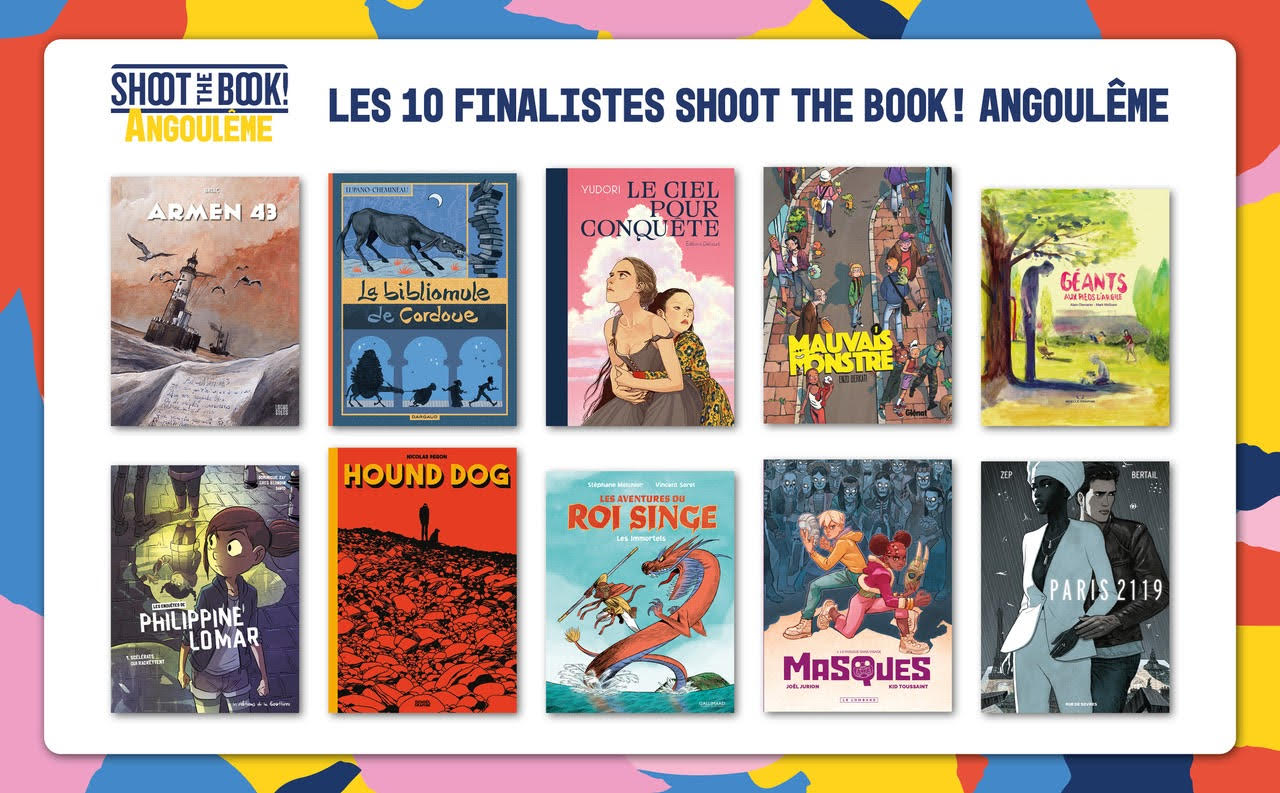 Angoulême : 10 BD en lice pour Shoot the Book - Livres Hebdo