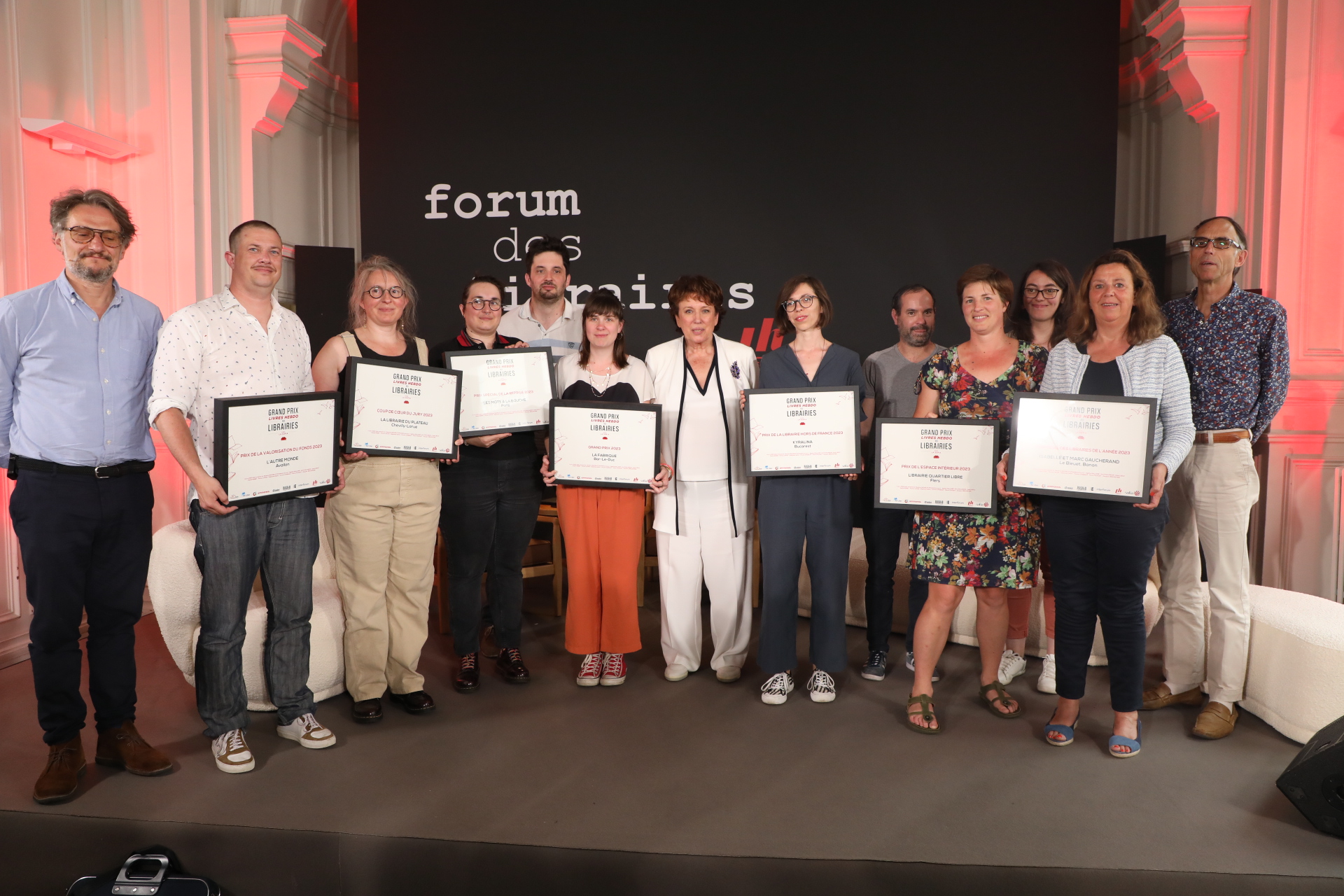 Le palmarès du Grand prix Livres Hebdo des librairies 2023 - Livres Hebdo