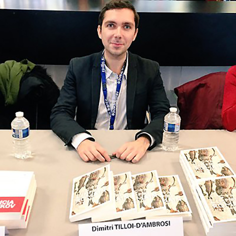 Dimitri Tilloi-d’Ambrosi, lauréat du 3e prix Anthony Rowley - Livres Hebdo