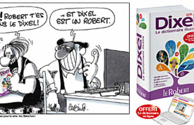 Robert Bidochon promeut le “Dixel” du Robert